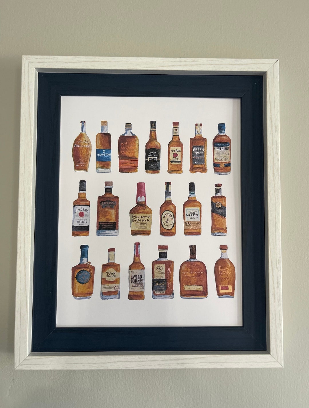 Kentucky Bourbon Collection Art - Etsy