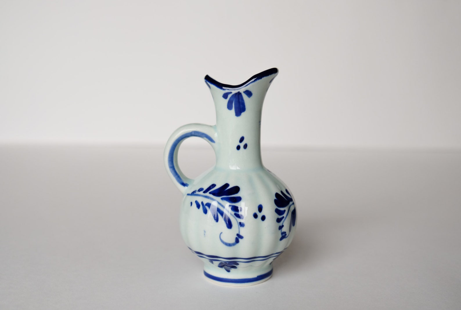 Hand Painted Original Delft Blue Dutch Holland Pitcher Jug Creamer - Etsy