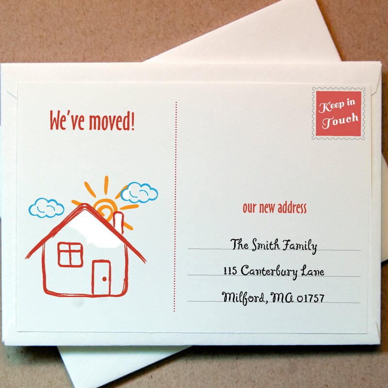 We Have Moved Cards and Envelopes - Etsy