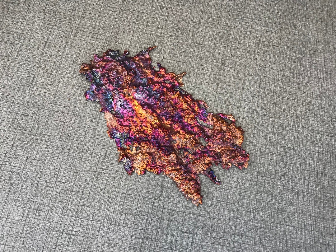 Textured Splash Copper Wall Art - Etsy