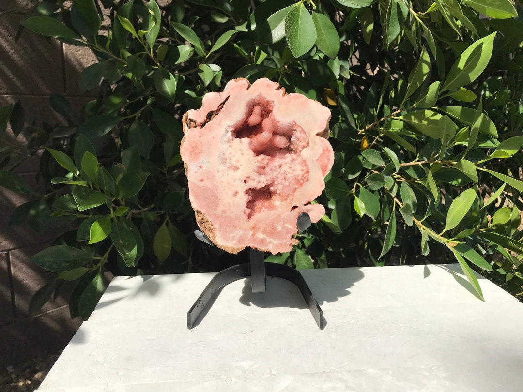 Rose Jasper Geode - Etsy