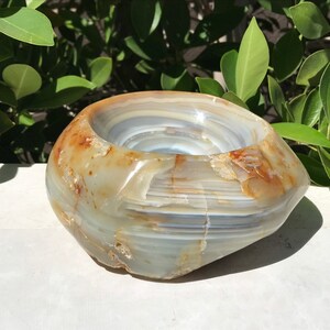 Brazilian Agate Banded Bowl - Etsy