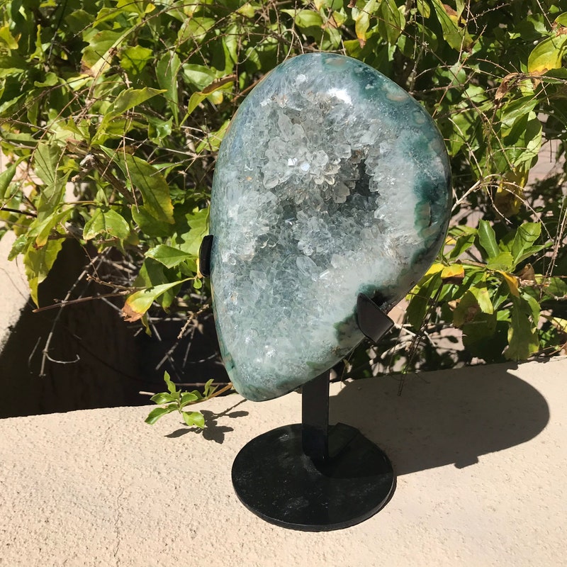 Green Geode - Etsy