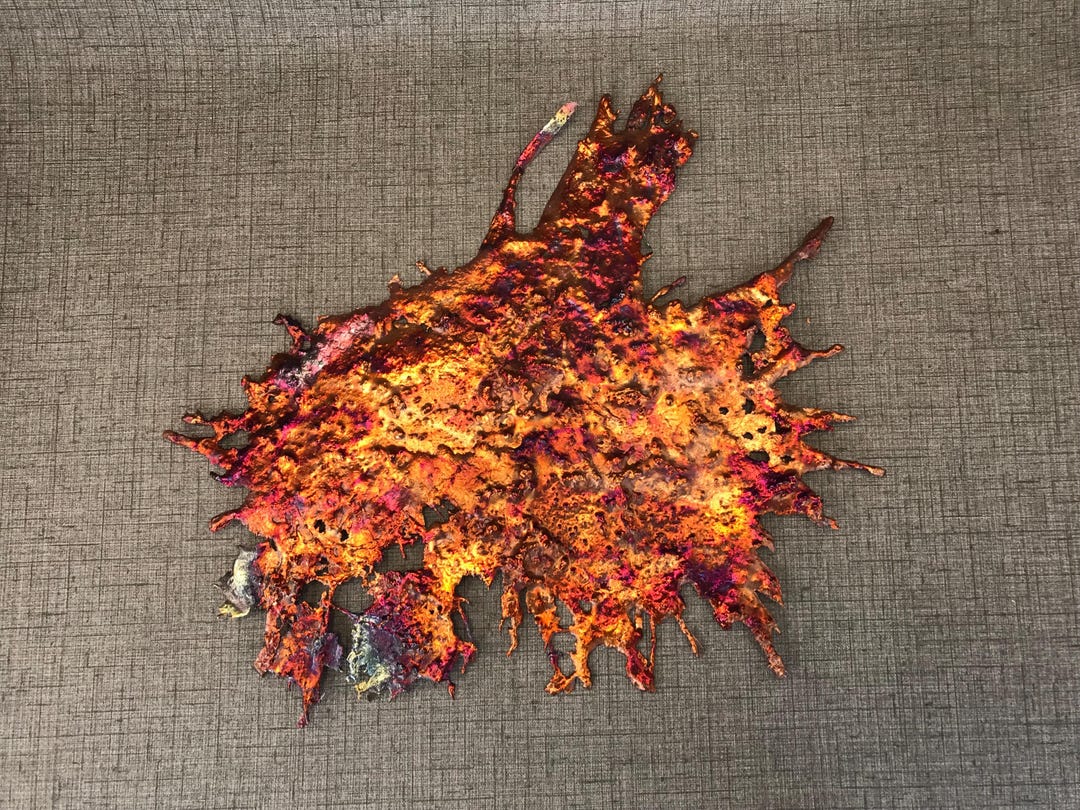 Vibrant Splash Copper Wall Art - Etsy