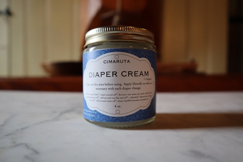 Organic Earth Diaper Cream Clay Based 4 Oz. - Etsy