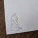 Fox Note Card, Fox Stationery, Note Card Set, Fox Stamp, Stamped ...