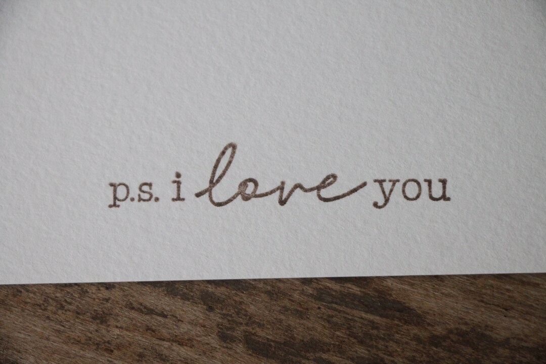 P.S. I Love You, Love Note Cards, Love Stationery, Love Letter, Note ...