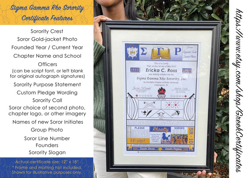 Sigma Gamma Rho Certificate - FREE to First FIVE SGR Sorors That ...