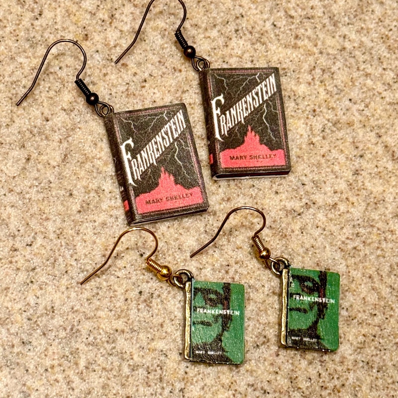 Frankenstein Book Charm - Etsy