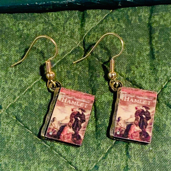 Book Earrings - Etsy