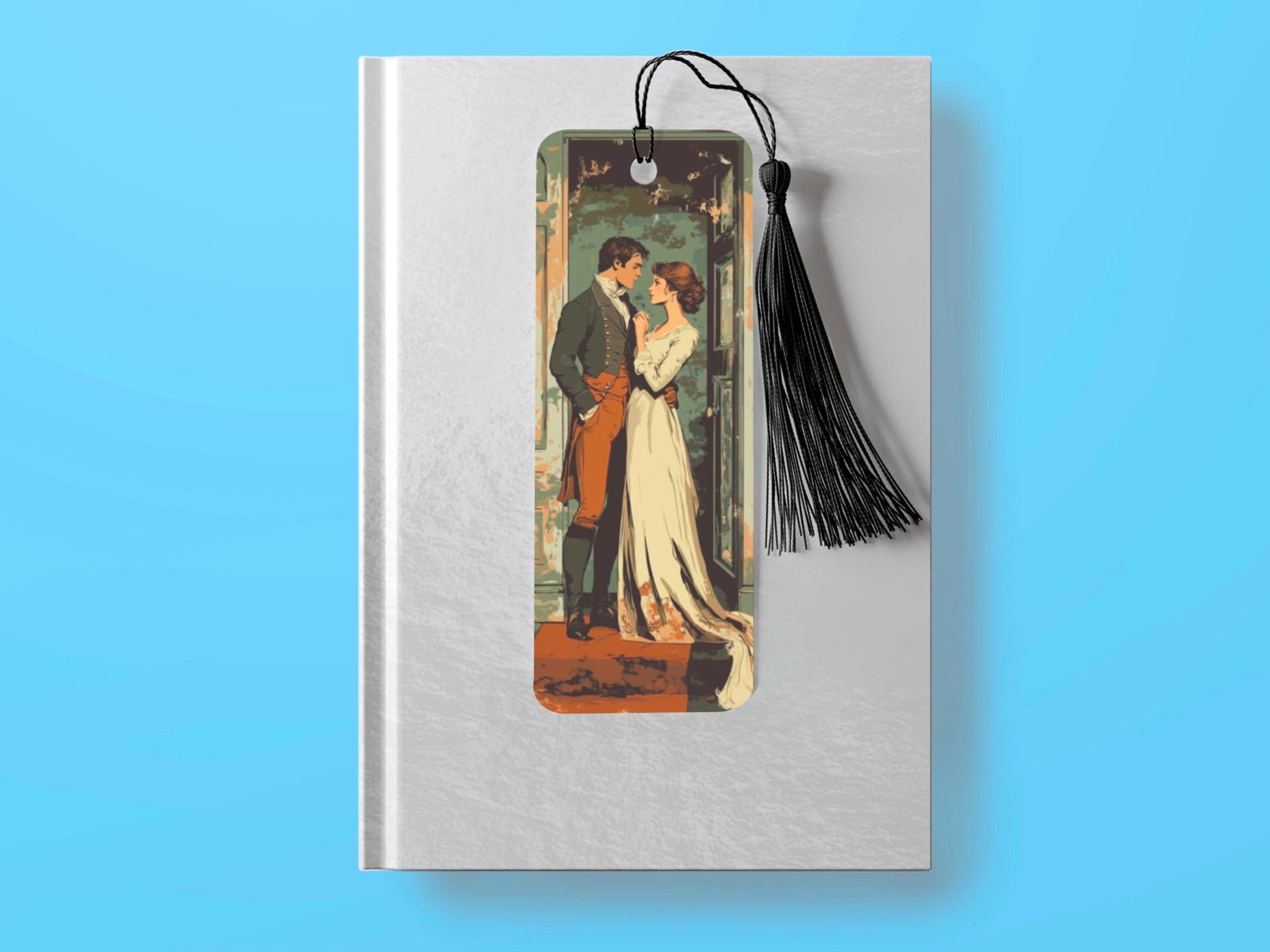 Retro Style Bookmark- Pride and Prejudice Bookmark - Mr Darcy - Cute ...