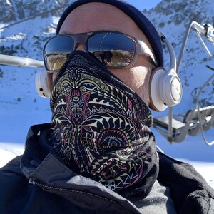 Ta Moko Neck Warmer and Dust Mask - Etsy