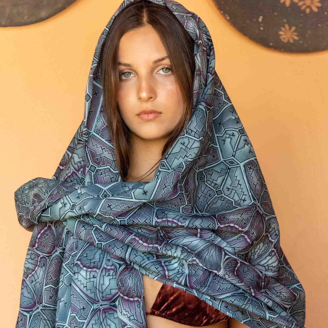 Shipibo Beach Sarong Scarf, Pareo Scarf, Festival Scarf, Festival Cover ...