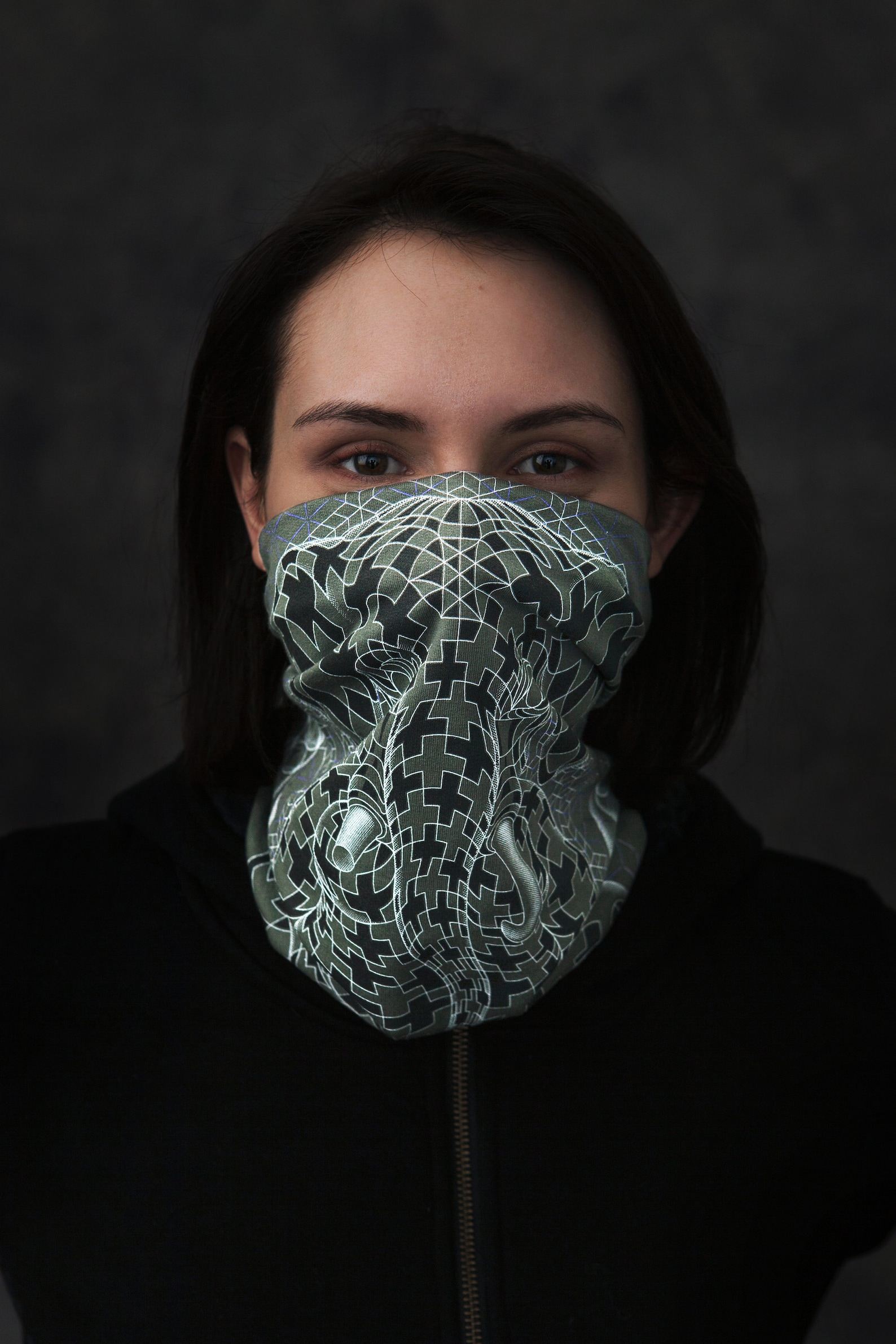 Cloth Face Mask Washable GANESCHER OLIVE Neck Tube Scarf | Etsy