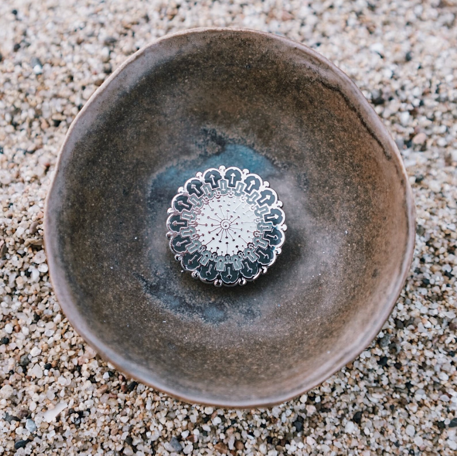 Enamel Lapel Pin Enamel Pin Badge Sacred Geometry Hatpin - Etsy