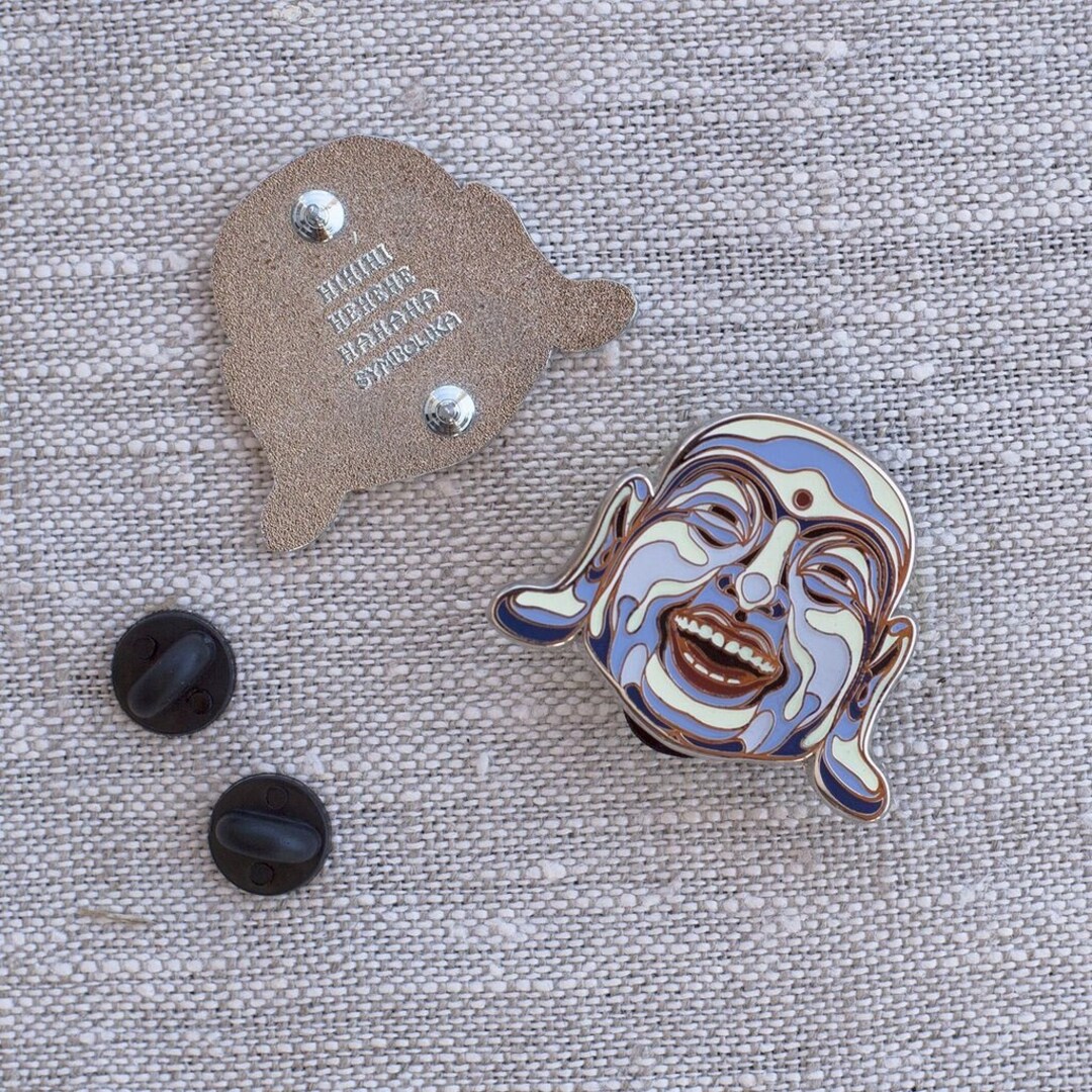 Handmade Smiling Buddha Enamel Lapel Pin Badge Buddhist Good - Etsy