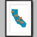 California State Flower Poppy Art Digital Download USA - Etsy