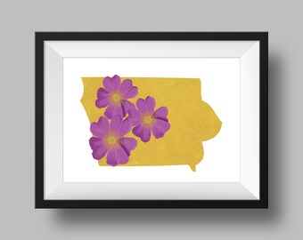 Georgia State Flower Cherokee Rose Art Digital Download USA - Etsy