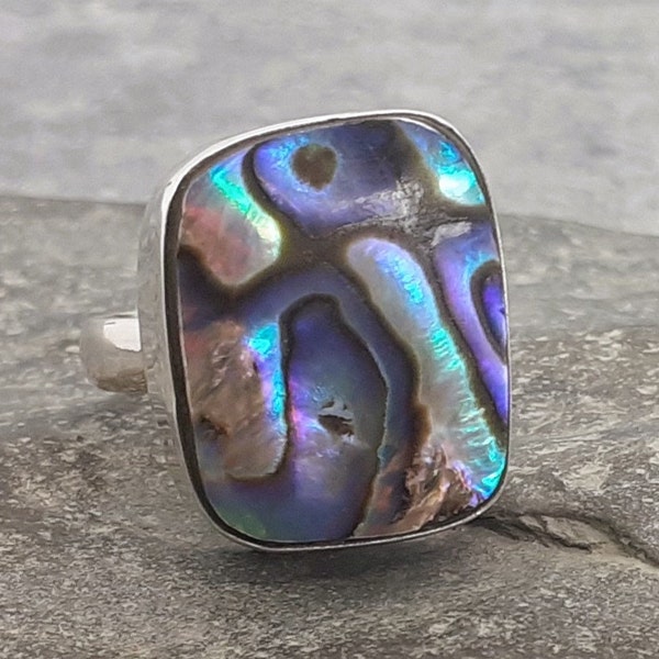 Carved Shell Ring - Etsy