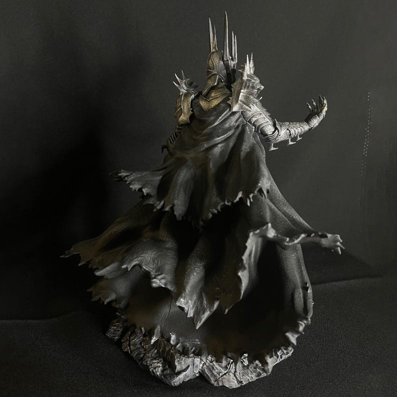 The Dark Lord Sauron Hand Painted High Quality Art Figure Statue ...