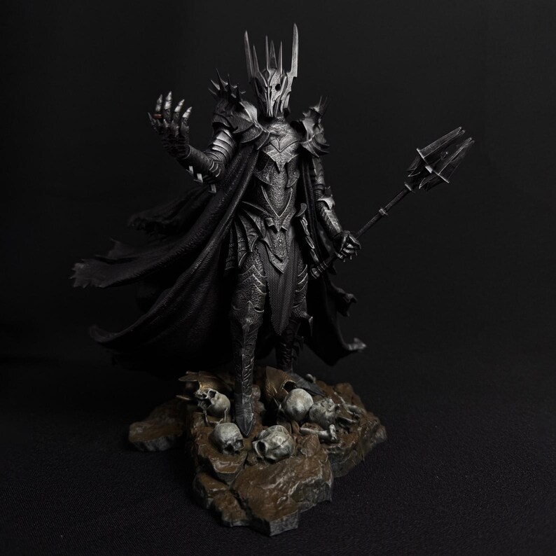 The Dark Lord Sauron Hand Painted High Quality Art Figure Statue ...