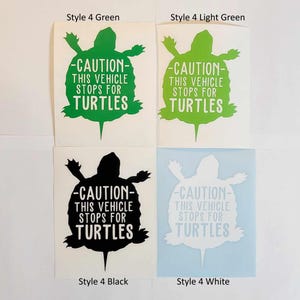 Turtle Crossing Decal - Etsy
