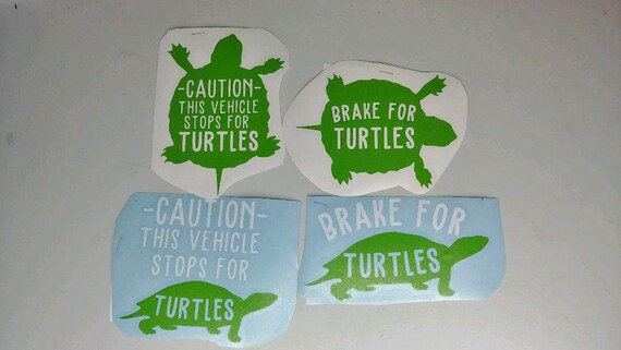 Turtle Crossing Decal | Etsy