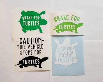 Clear Sea Turtle Sticker, Water Bottle Sticker, Turtle Sticker ...