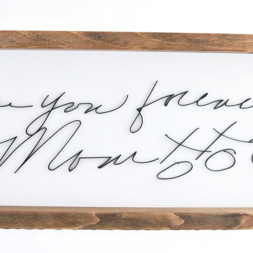 Custom Handwriting Sign - Etsy