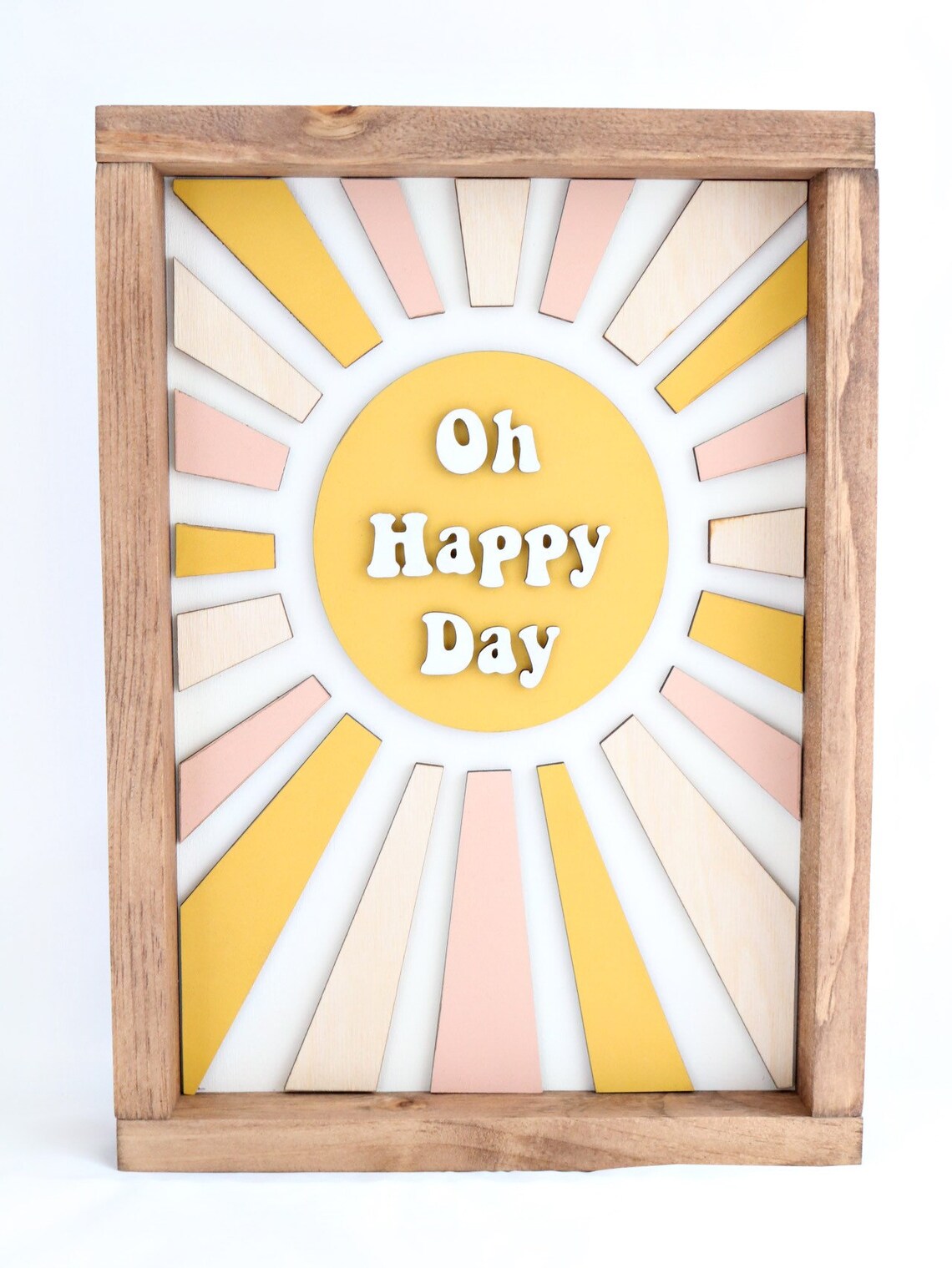 Boho Sunshine Framed Sign 3D Sunshine Sign Boho Nursery - Etsy