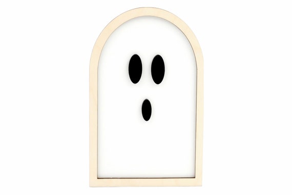 Ghost Shelf Sitter Ghost Sign Halloween Decor Shelf Decor - Etsy