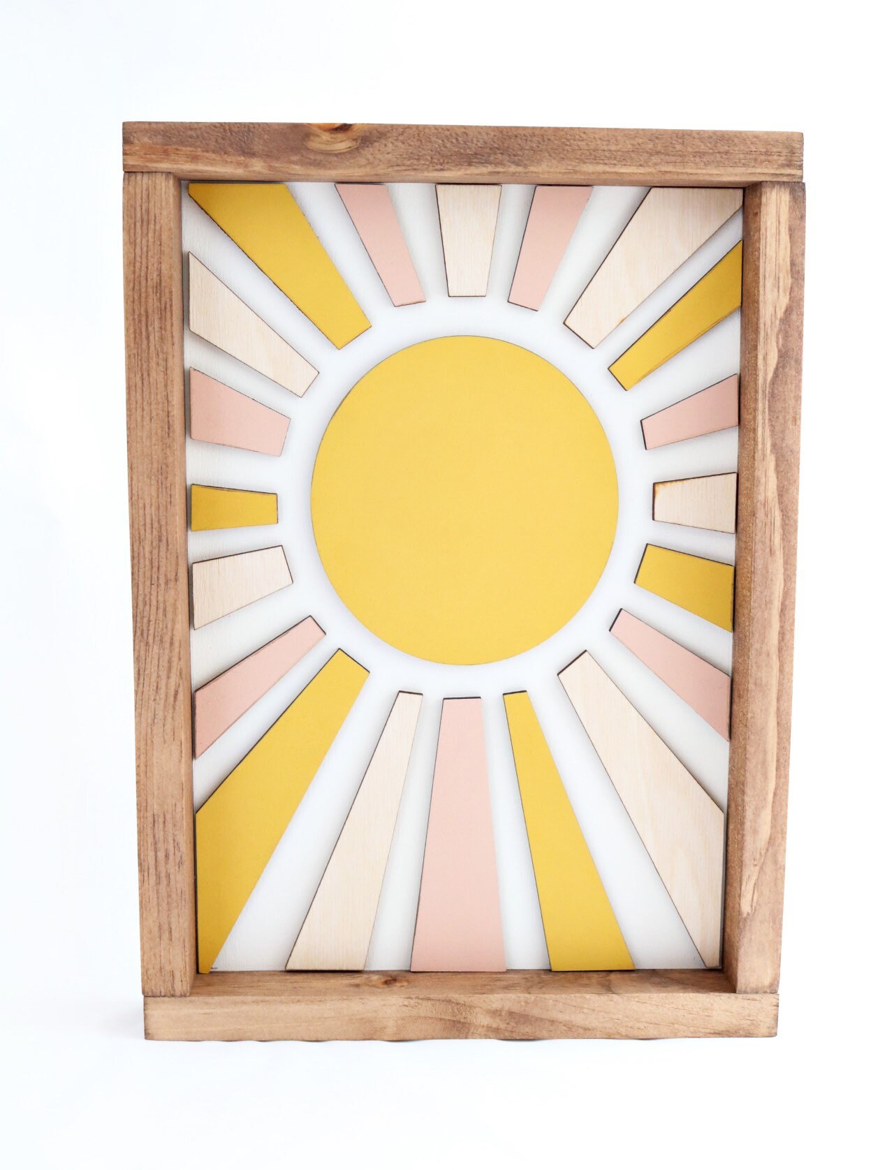 Boho Sunshine Framed Sign 3D Sunshine Sign Boho Nursery - Etsy