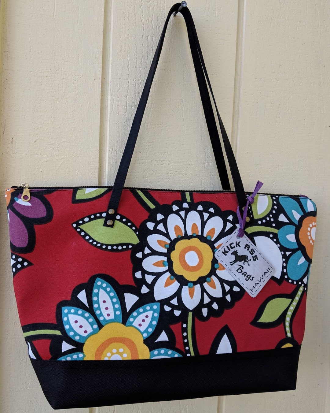 Flower Power Tote - Etsy
