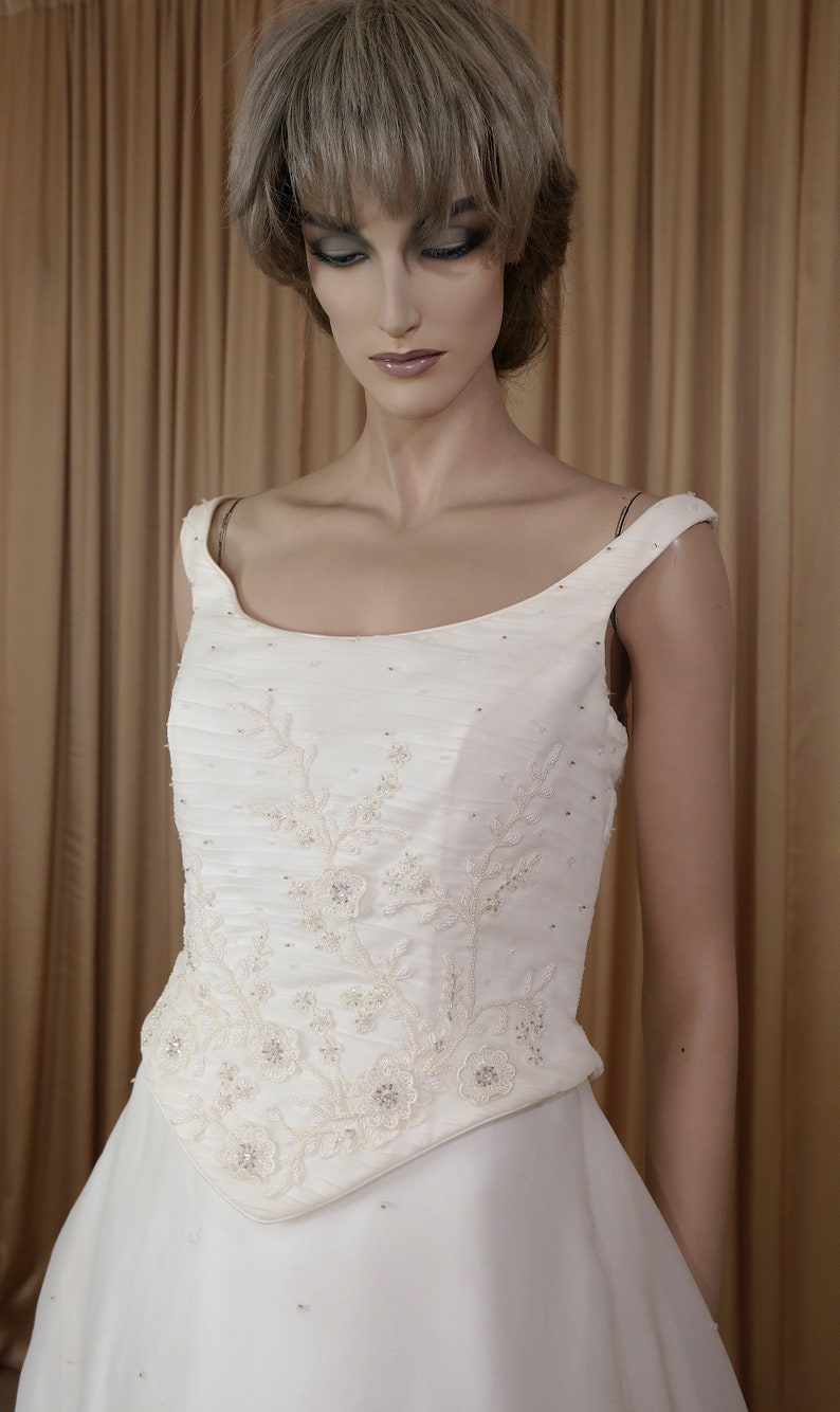 Vintage Wedding Dress 90's Bridal Gown From 1990s Princess - Etsy