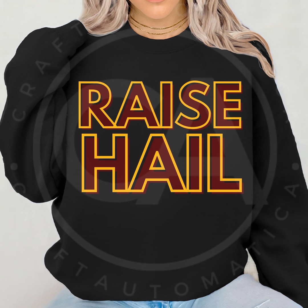 COMMANDERS Raise Hail Football Washington DC - Etsy