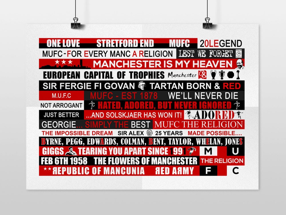 Manchester United Banner Manchester United Banner
