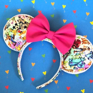 Pixar and Disney Smaller Print Characters Inspired Ears|| Disney Park ...