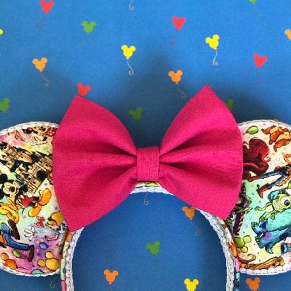 Mickey Ears and Characters to Print - Etsy