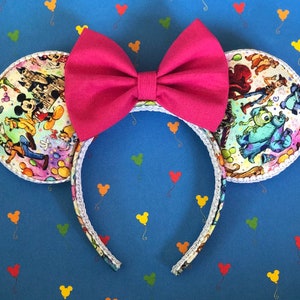 Pixar and Disney Smaller Print Characters Inspired Ears|| Disney Park ...