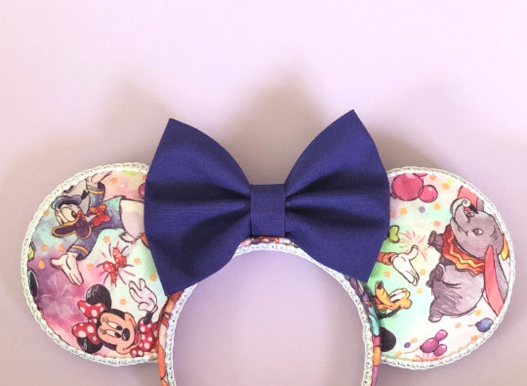 Pixar and Disney Character Large Print Character Ears|| Disney Park ...