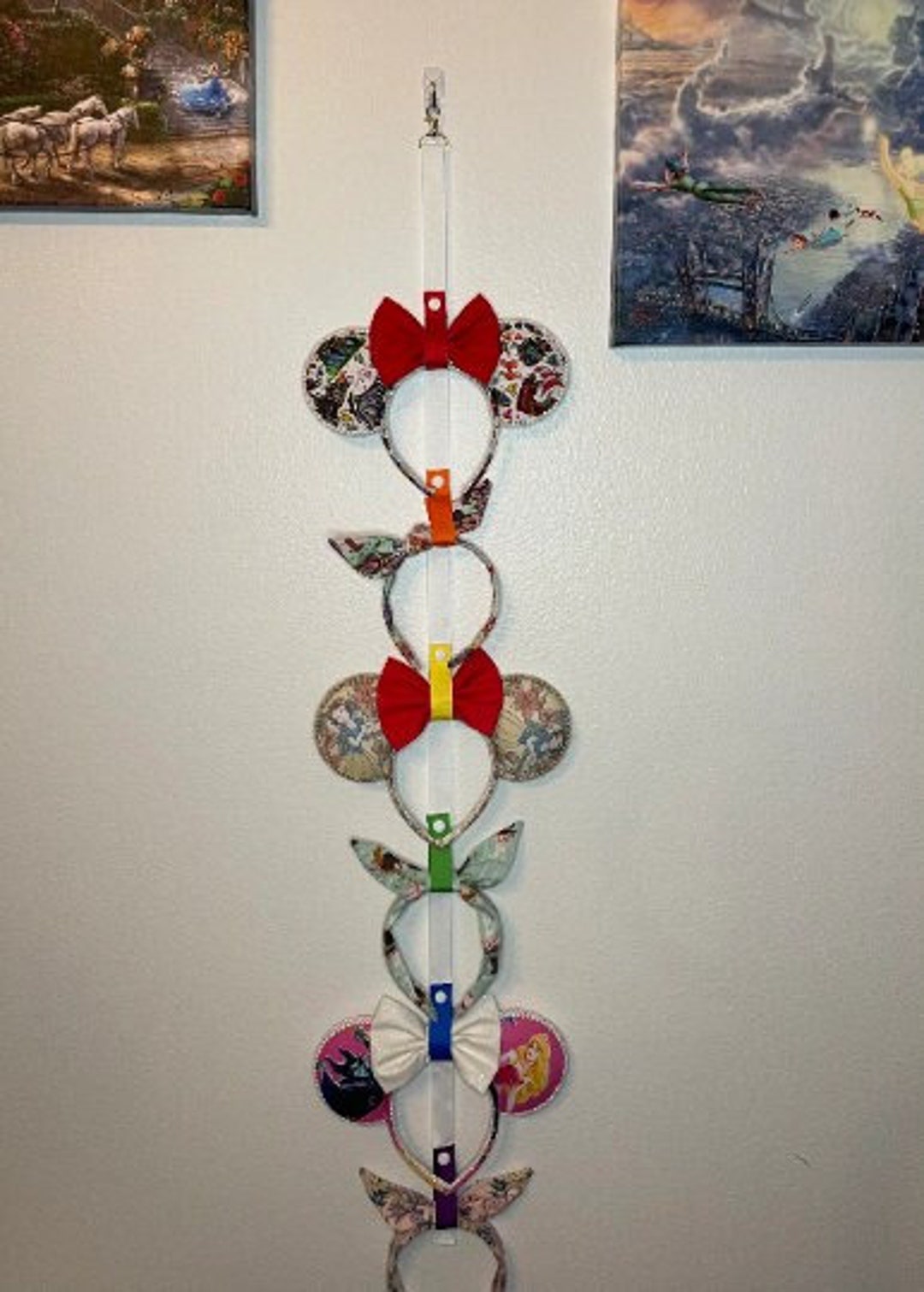 Rainbow Ear Display|| Pride Mickey Ear Display|| Ear Holder - Etsy
