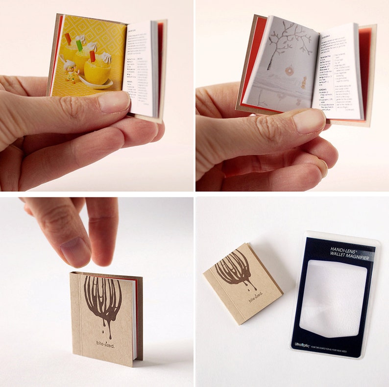 Miniature Book Necklace-silver - Etsy