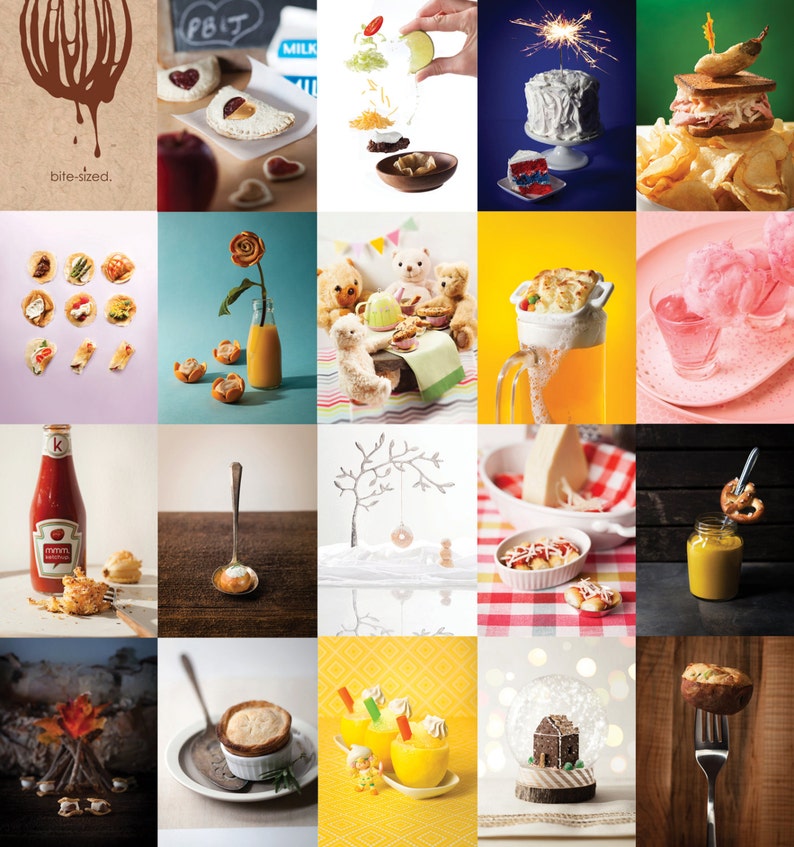 Bite-sized: A Miniature Cookbook With Recipes for Bite-sized Foods. - Etsy