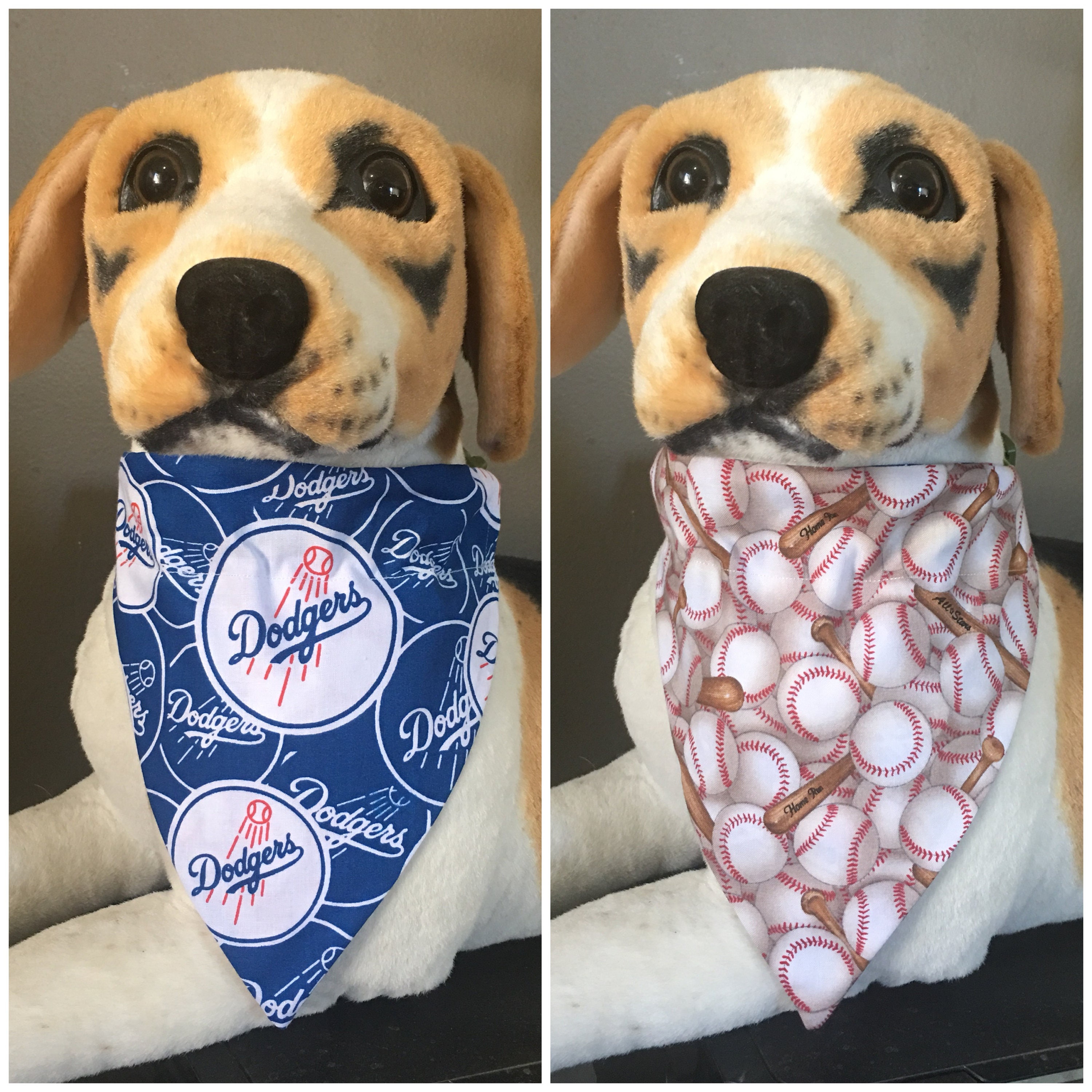 MLB Reversible Pet Bandana Los Angeles Dodgers LA Circles - Etsy