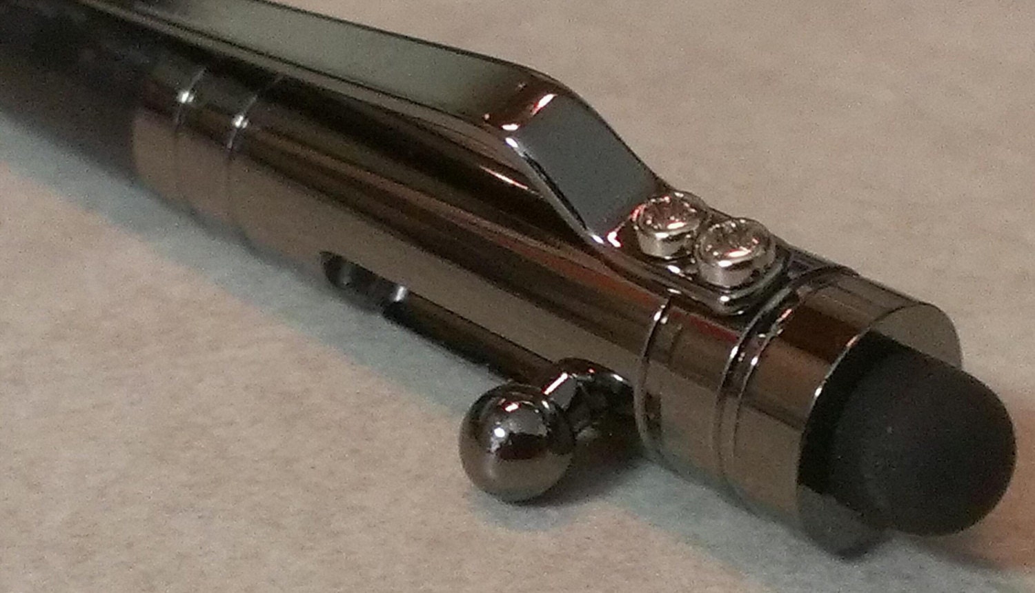 Handmade Tactical Bolt Action Tec Pen With Gun Metal and Carbon Fiber ...