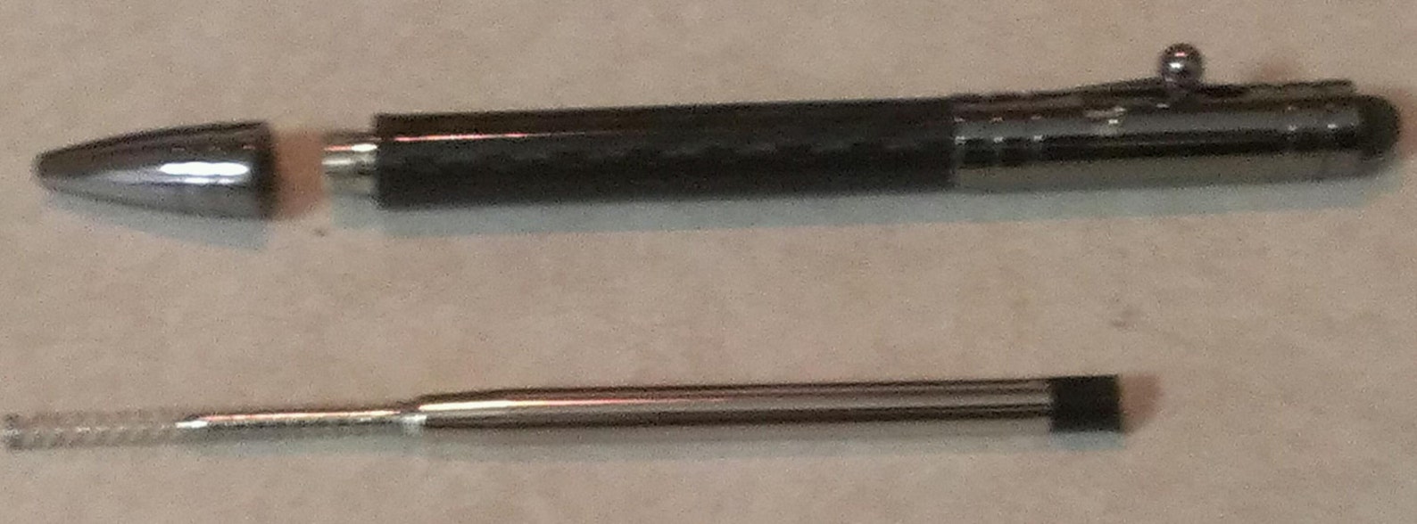 Handmade Tactical Bolt Action Tec Pen With Gun Metal and Carbon Fiber ...