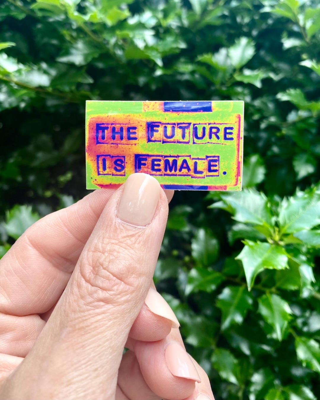 The FUTURE is FEMALE Small Sticker Decal Waterproof Water Bottle Laptop ...