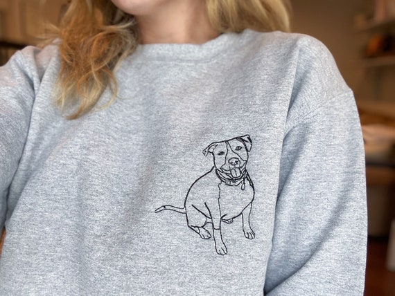 Personalized Embroidered Sweatshirt Etsy