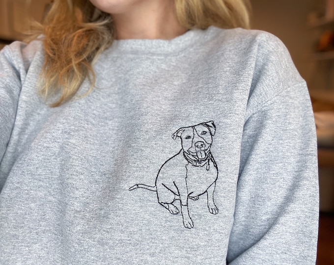 Personalized Embroidered Sweatshirt - Etsy