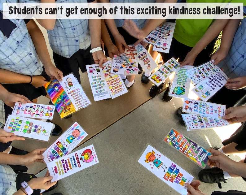 Kindness Bookmarks for Kids | Coloring Bookmarks | Kindness Day ...